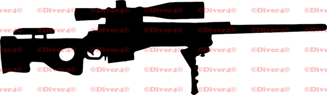 Win 300 Mag Sniper Rifle SVG File - Etsy