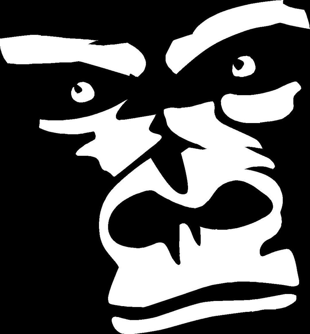 Gorilla Face Custom Car Truck Van Window or Bumper Sticker Vinyl Decal ...