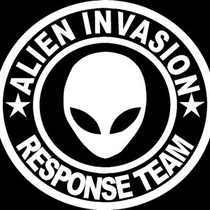 Alien Invasion Response Car Truck Van Window or Bumper Sticker Vinyl ...