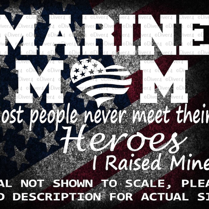 Marine Mom - Etsy