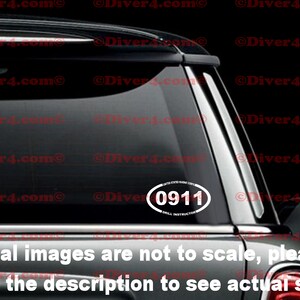 USMC 0911 Drill Instructor Car Truck Van Window or Bumper Sticker Vinyl ...