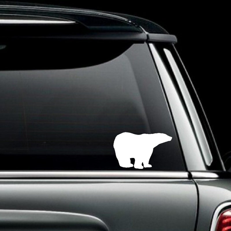 Polar Bear Decals - Etsy