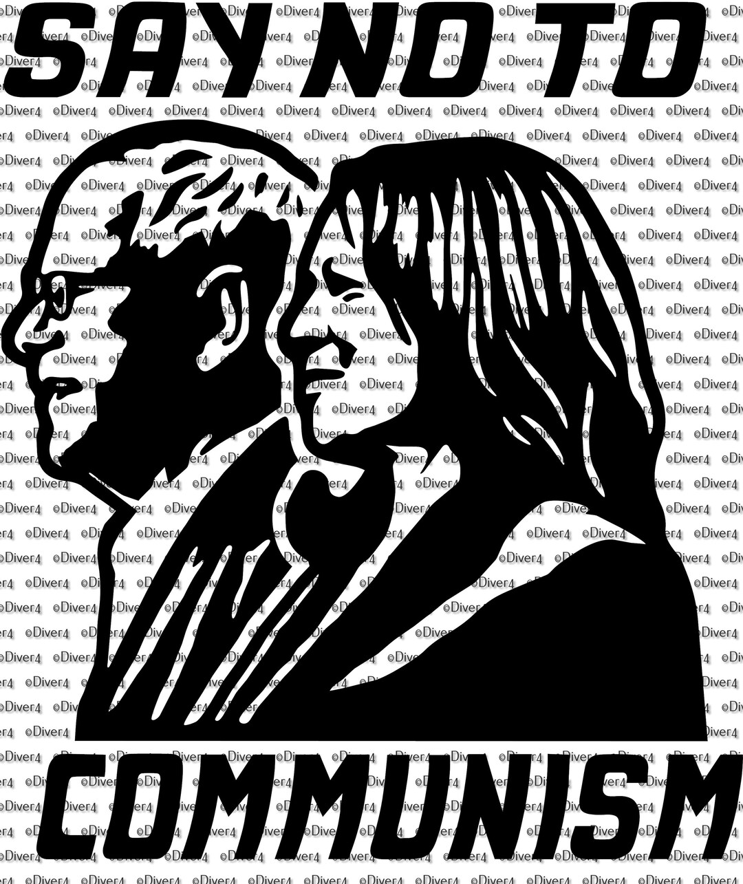 Say No to Communism Kamala Walz Car Van Truck Sticker Cut Vinyl Decal ...