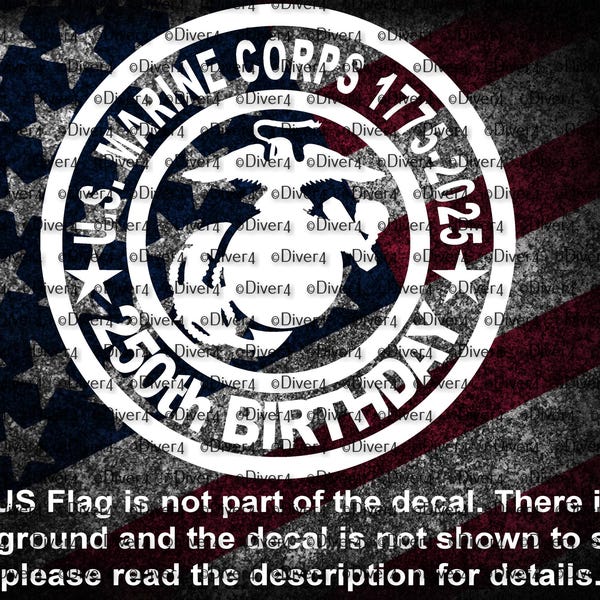 Usmc 250th Birthday Logo - Etsy
