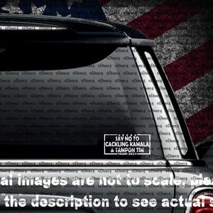 Say No to Cackling Kamala & Tampon Tim Trump 2024 Car Van Truck Sticker ...