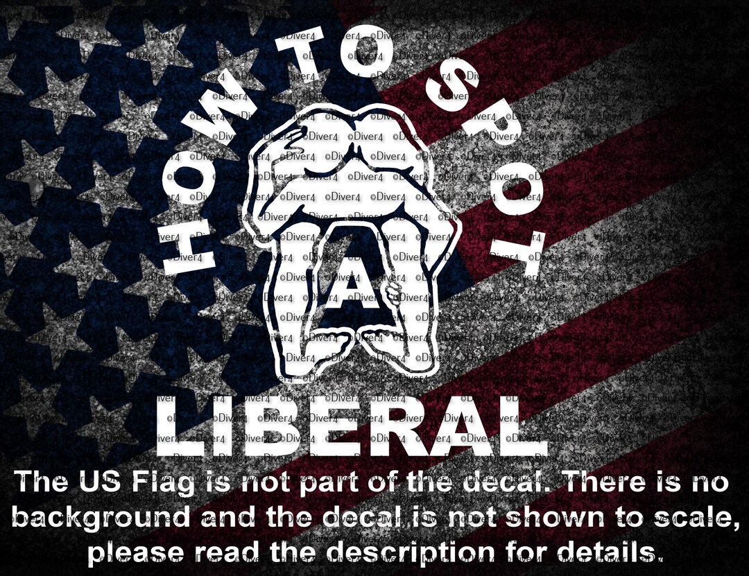 How to Spot A Liberal Head up A MAGA Car Van Truck Cut Vinyl Decal US ...