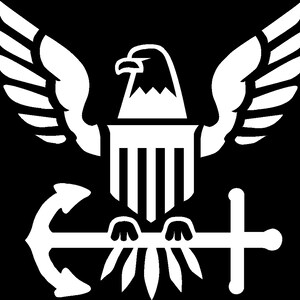 U.S. Navy Eagle and Anchor Die Cut Vinyl Decal Bumper Sticker - Etsy