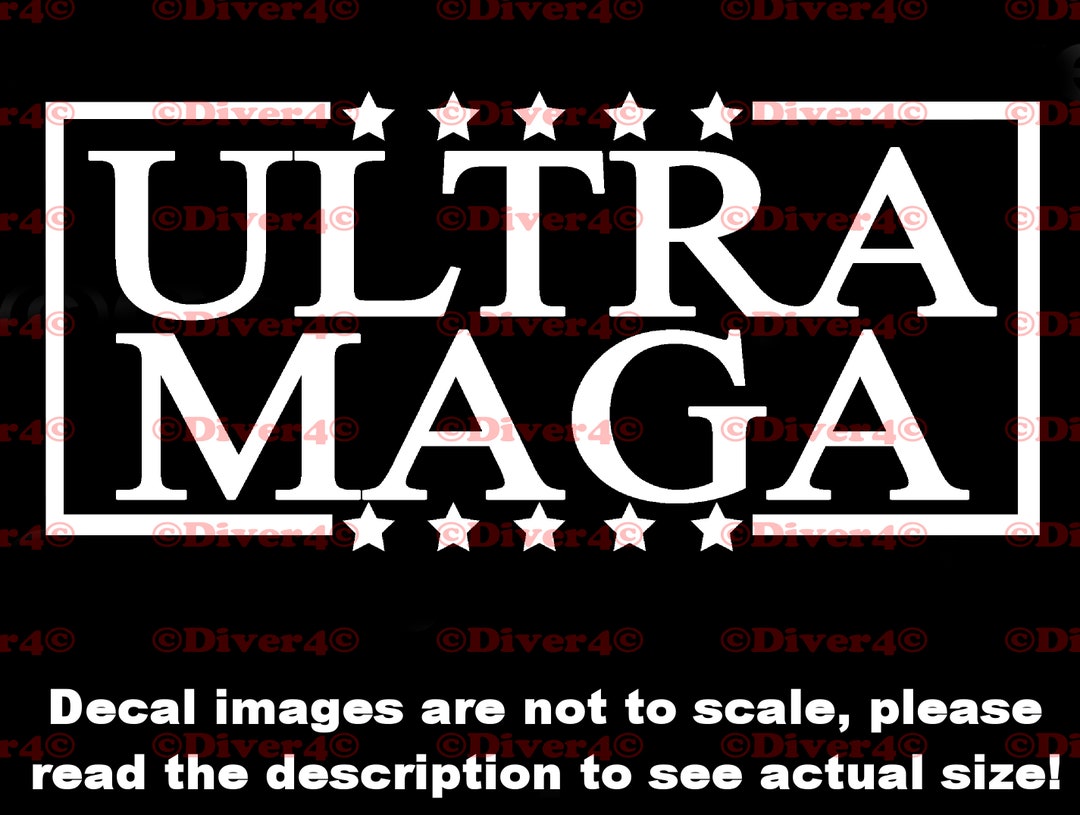 ULTRA MAGA Truck Van Window Decal or Bumper Sticker Vinyl Decal - Etsy