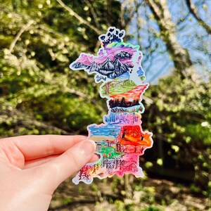 Prythian Map Sticker - Officially Licensed - ACOTAR Sticker ...