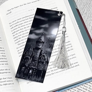 Haunted House Bookmark - Matte Bookmark, Spooky, Halloween, Ghost ...