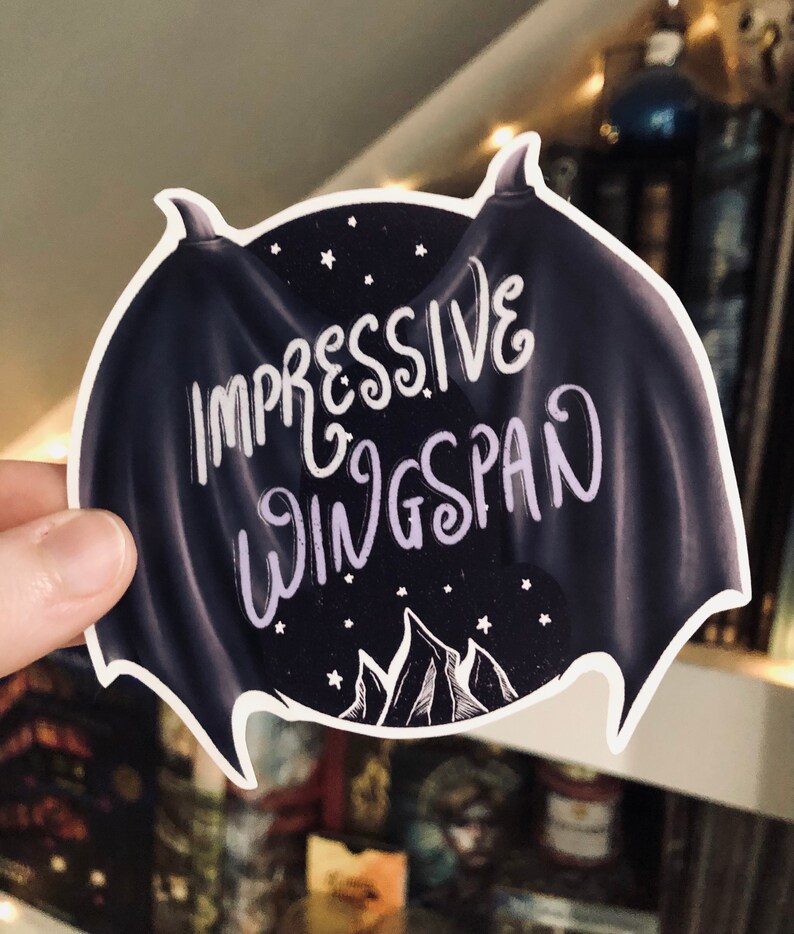 Impressive Wingspan Officially Licensed Sticker ACOTAR - Etsy