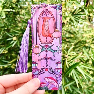The Archer and the Fox Bookmark - With Shimmery Gold Sprayed Edges ...