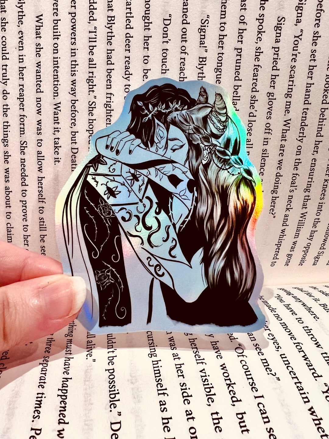 Cardan and Jude Sticker Holographic Vinyl Sticker the Cruel Prince the ...