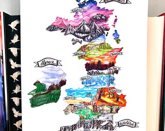 Velaris City Map / A Court of Thorns and Roses / ACOTAR / SJM - Etsy