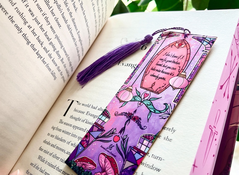 The Archer and the Fox Bookmark - With Shimmery Gold Sprayed Edges ...
