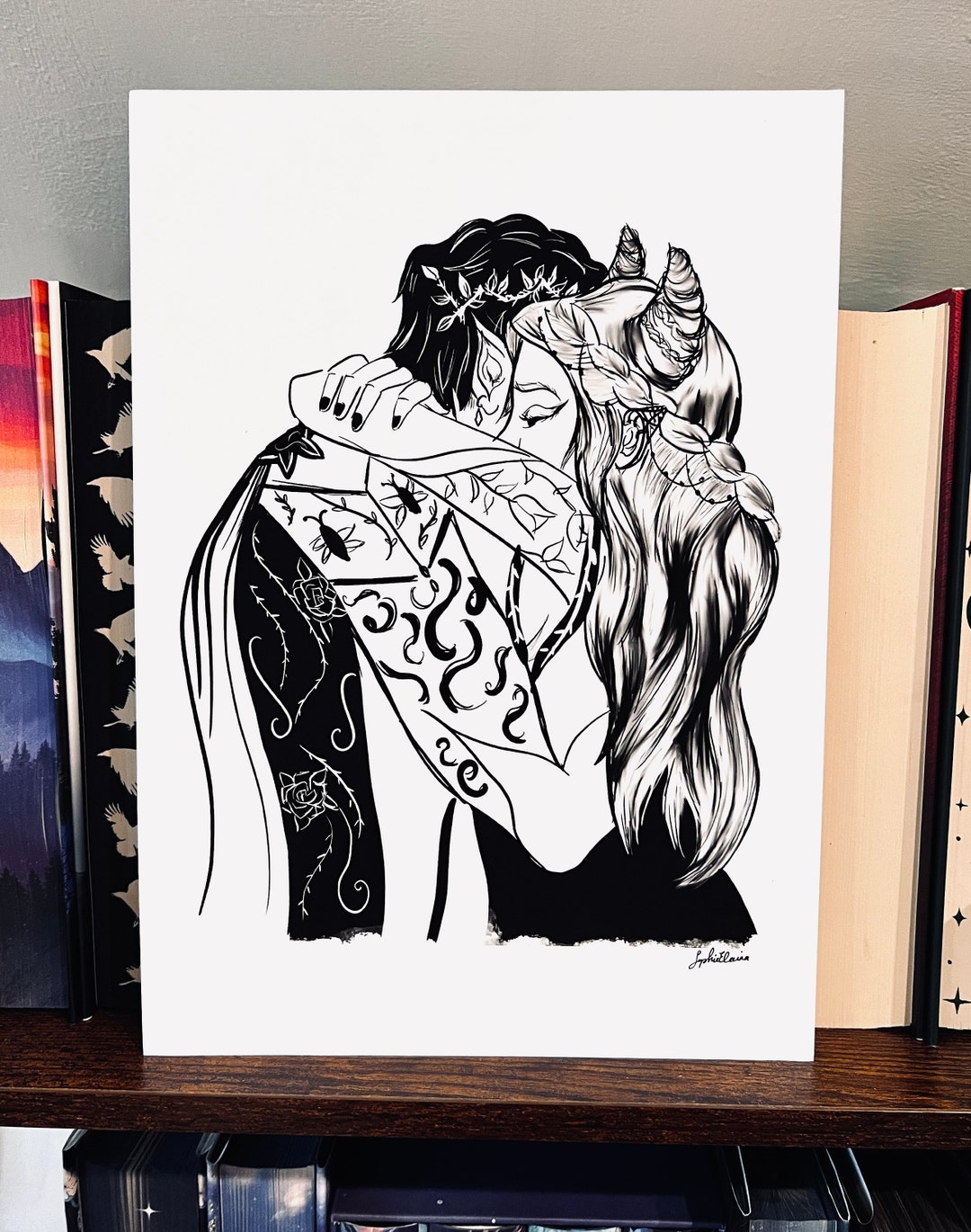 Cardan and Jude (A5) - Archival Fine Art Print - the Cruel Prince - the ...