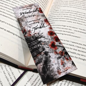 The Poppy War Inspired Matte Bookmark With or Without Tassel - Etsy UK