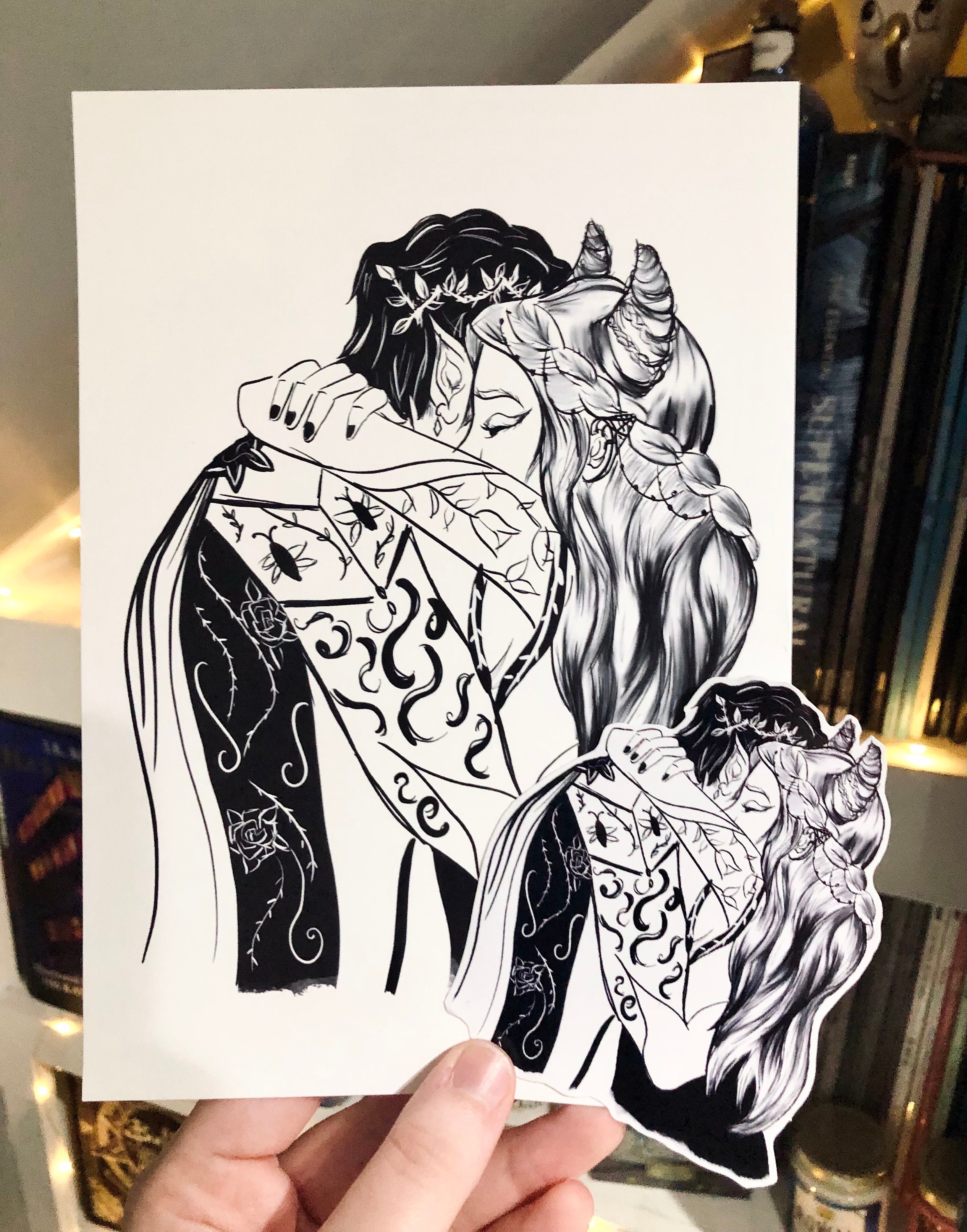 Cardan and Jude (A5) - Archival Fine Art Print - the Cruel Prince - the ...