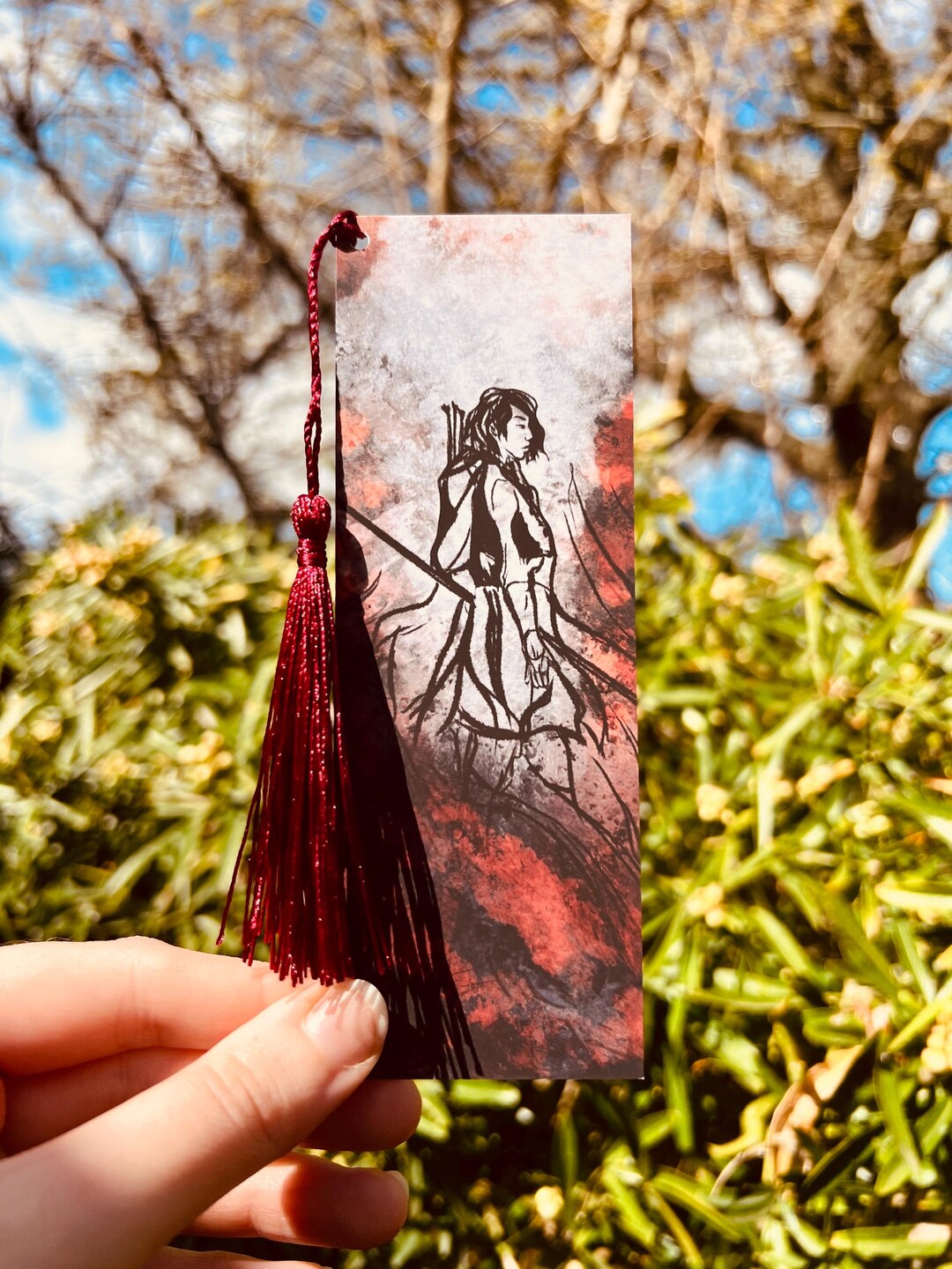 The Poppy War Inspired Matte Bookmark - With or Without Tassel - Rin ...