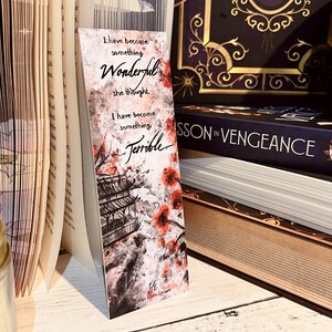 The Poppy War Inspired Matte Bookmark - With or Without Tassel - Rin ...