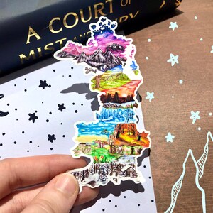 Prythian Map Art Print (A4) - Officially Licensed - Archival Fine Art ...