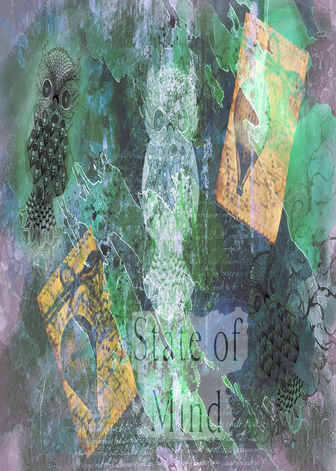 Digital Collage - Etsy