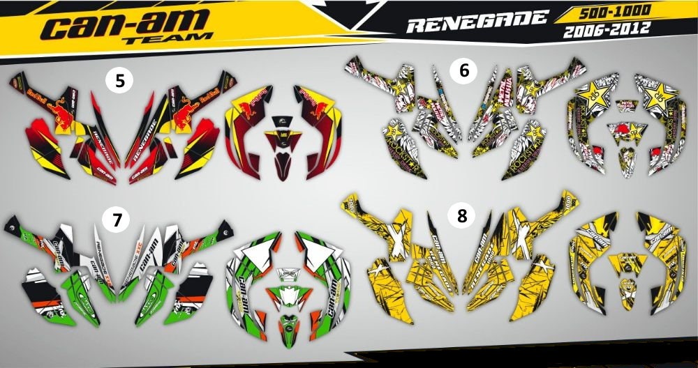 ATV Brp Bombardier Can-am DS Outlander Renegade Maverick X3 Custom ...