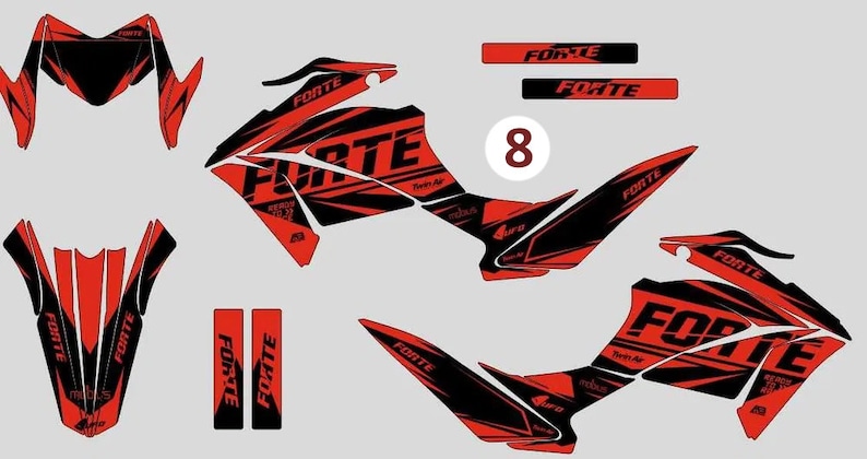 Motorcycle KTM Loncin Tekken Spark Pruss Forte Cross Sparta Balino ...