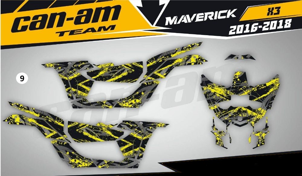 ATV Brp Bombardier Can-am DS Outlander Renegade Maverick X3 Custom ...