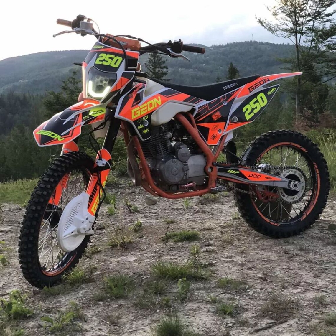 Geon GNS X-road Terrax Motorcycle Decals Graphic Kit - Etsy