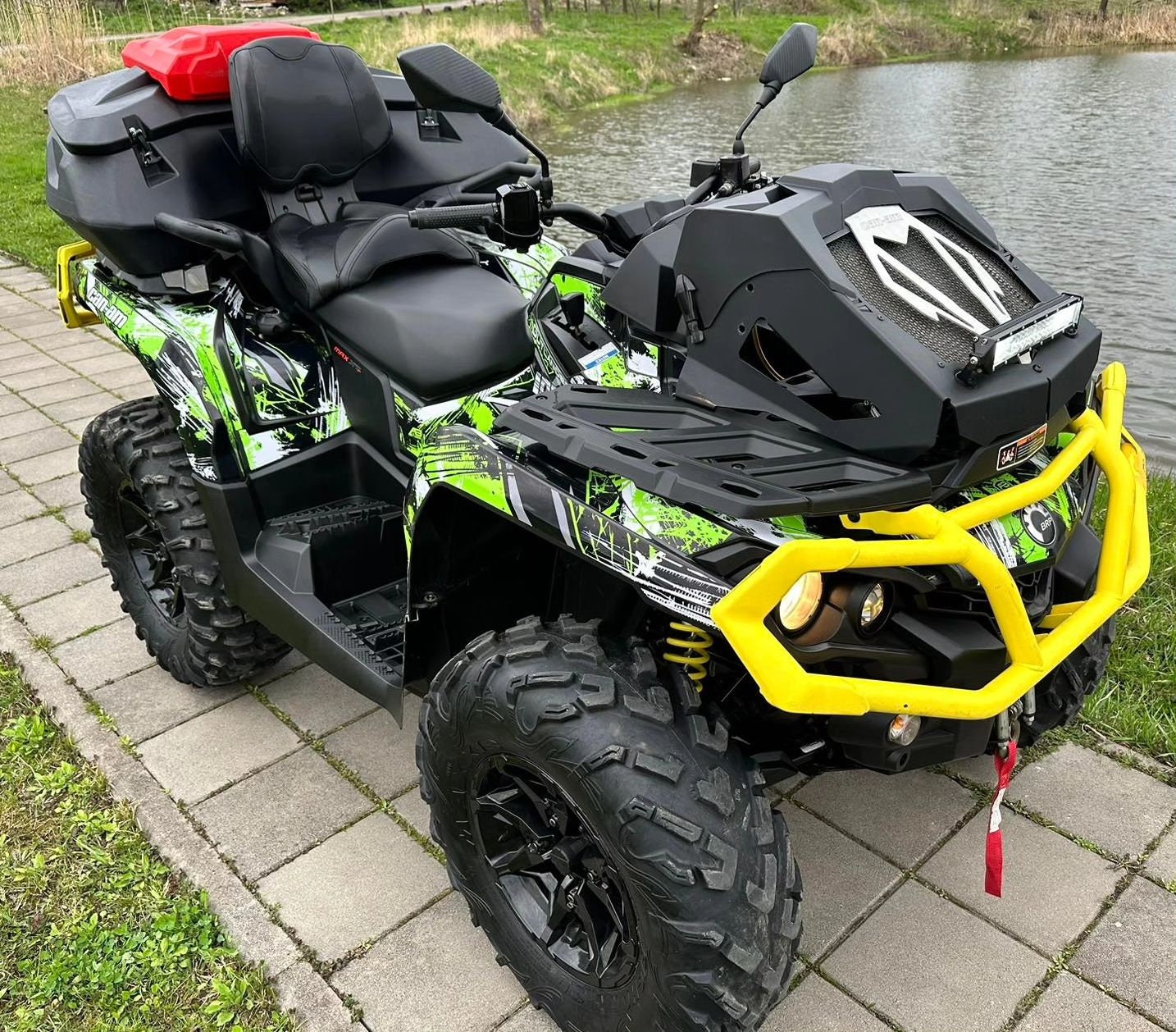 Custom Vinyl Protective Stickers ATV Can-am Maverick X3 Polaris Rzr Pro ...
