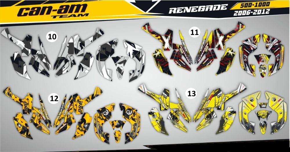 ATV Brp Bombardier Can-am DS Outlander Renegade Maverick X3 Custom ...