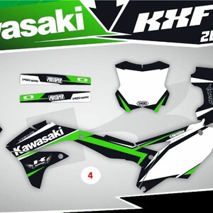 Stickers Graphics Moto Decals Kawasaki KXF KX450F KX250F KX KLX 65 85 ...