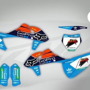 Motocross Custom Protective Stickers for Motorcycle KTM Husqvarna ...