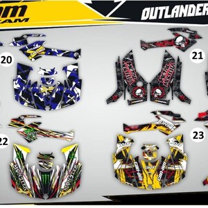 ATV Brp Bombardier Can-am DS Outlander Renegade Maverick X3 Custom ...