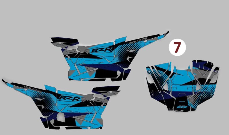 Custom Vinyl Protective Stickers ATV Can-am Maverick X3 Polaris Rzr Pro ...