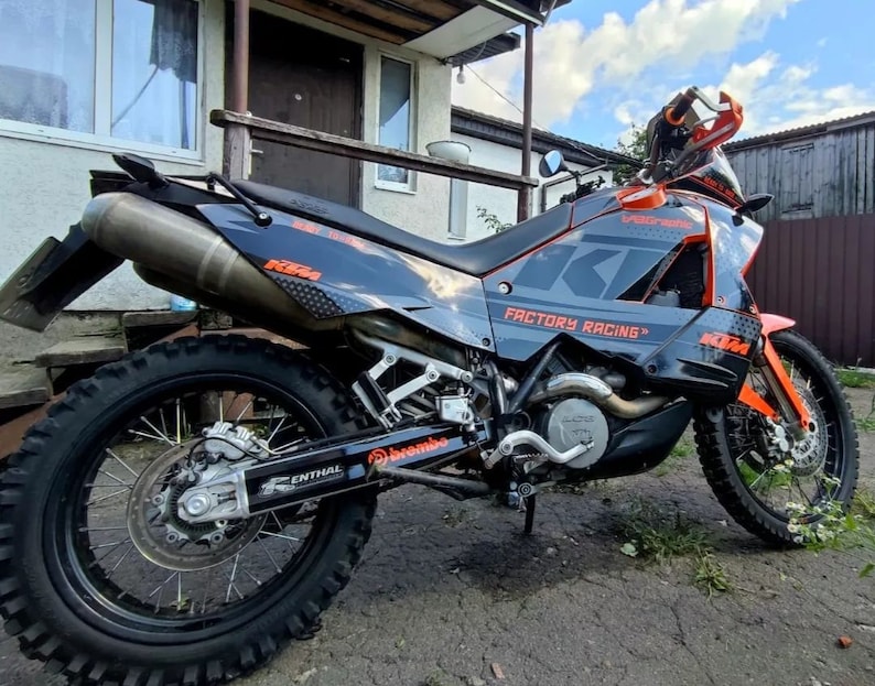 Custom Vinyl Protective Stickers Motorcycle KTM (SXF EXC Xs Adventure ...