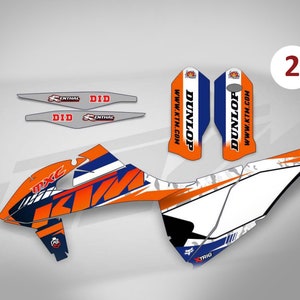 Motocross Custom Protective Stickers for Motorcycle KTM Husqvarna ...