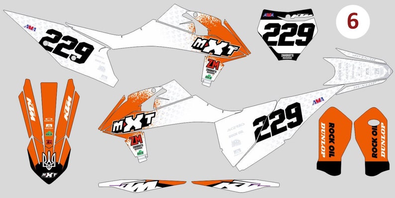 Custom Motorcycle Decals, Supercross Vinyl Stickers, Racing Moto ...