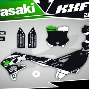 Stickers Graphics Moto Decals Kawasaki KXF KX450F KX250F KX KLX 65 85 ...