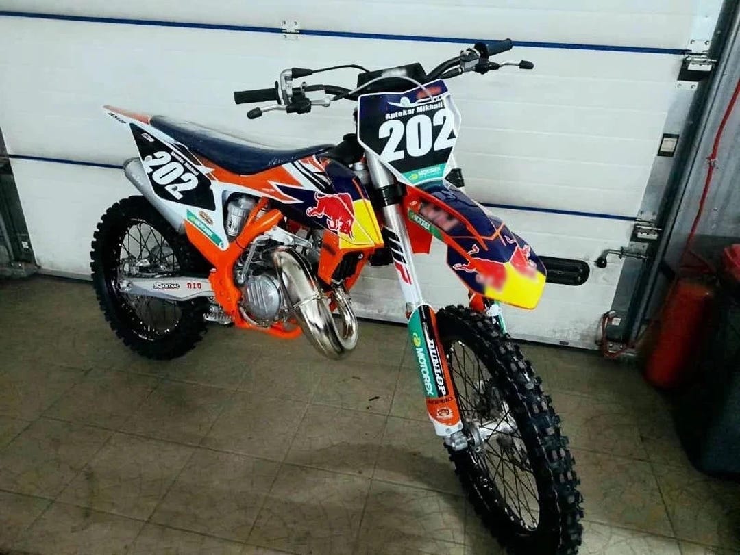 Custom Vinyl Sticker for Motorcycle KTM Sx Sxf Exc Smc Smr Duke Cross ...