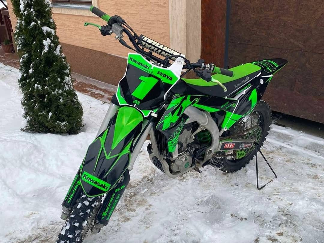 Neon Stickers for Motorcycle Kawasaki Yamaha KTM Honda Husqvarna Suzuki ...