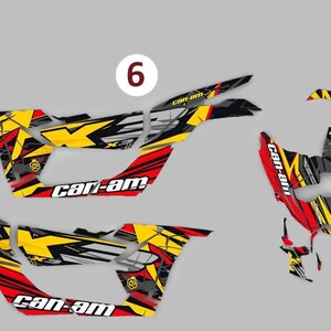 Custom Vinyl Protective Stickers ATV Can-am Maverick X3 Polaris Rzr Pro ...