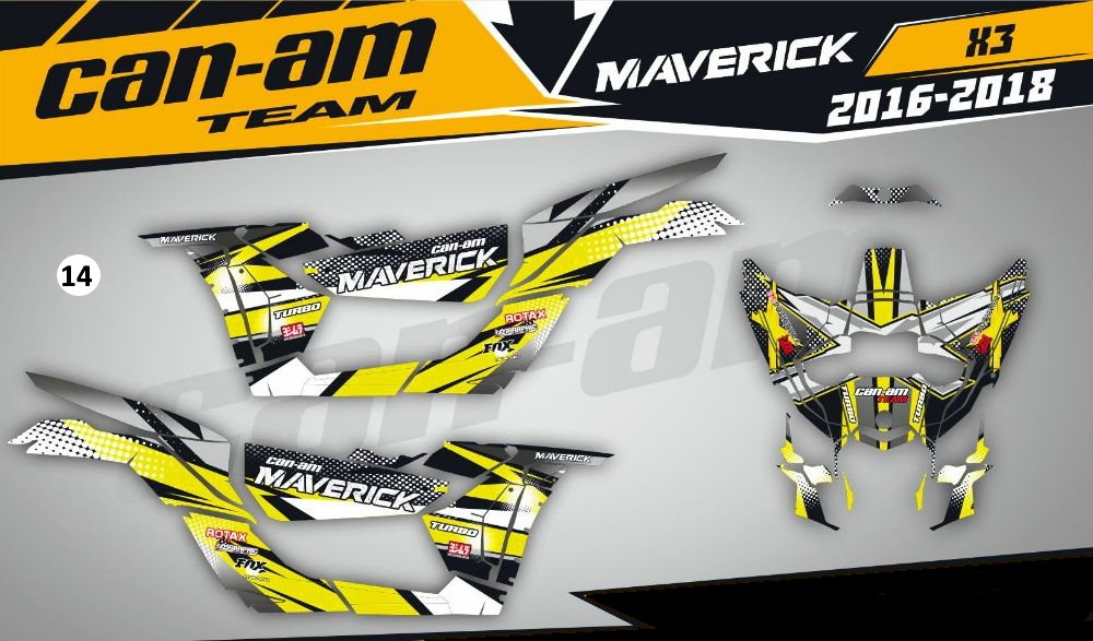 ATV Brp Bombardier Can-am DS Outlander Renegade Maverick X3 Custom ...