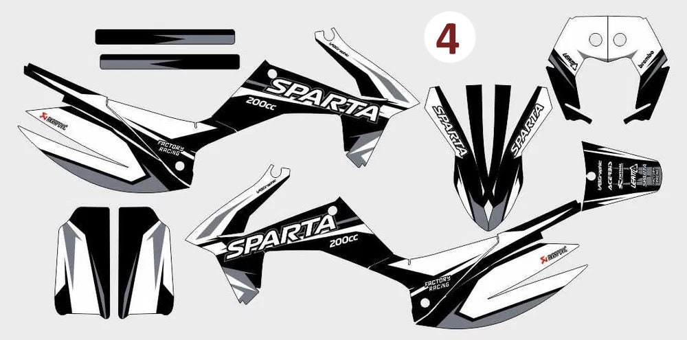 Motorcycle KTM Loncin Tekken Spark Pruss Forte Cross Sparta - Etsy