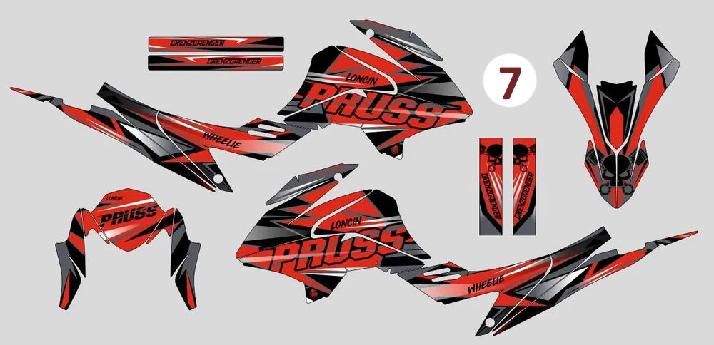 Motorcycle KTM Loncin Tekken Spark Pruss Forte Cross Sparta - Etsy