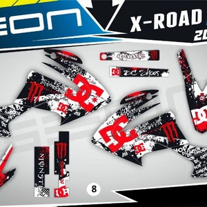 Motorcycle Sticker Set Loncin SX2 Shineray XY250GY-6B 6C Viper V250VXR ...
