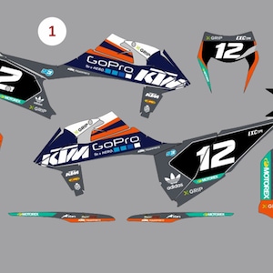 Holographic and Chrome Stickers for Motorcycle Kawasaki Yamaha KTM ...