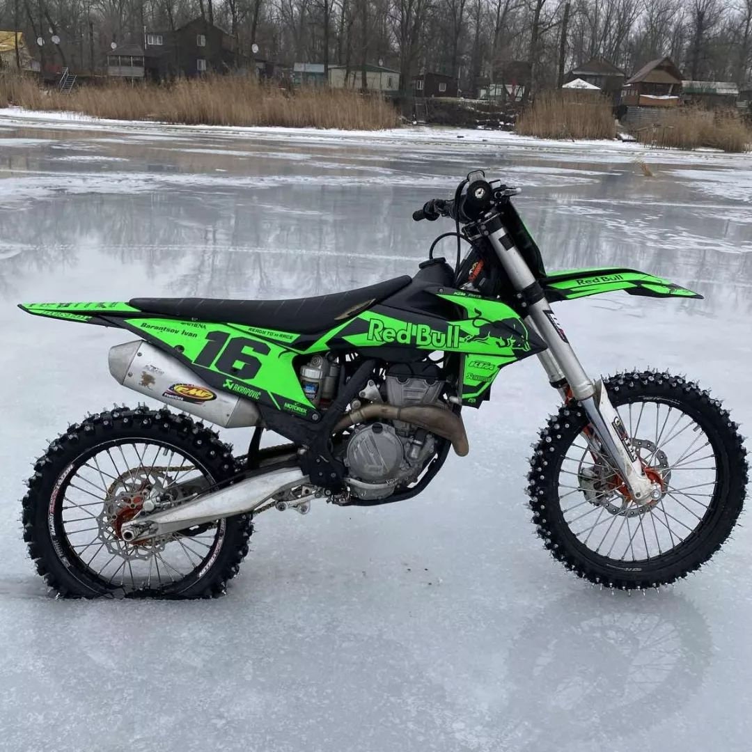 Fluorescent Stickers for Motorcycle KTM, Custom Vinyl Protective ...