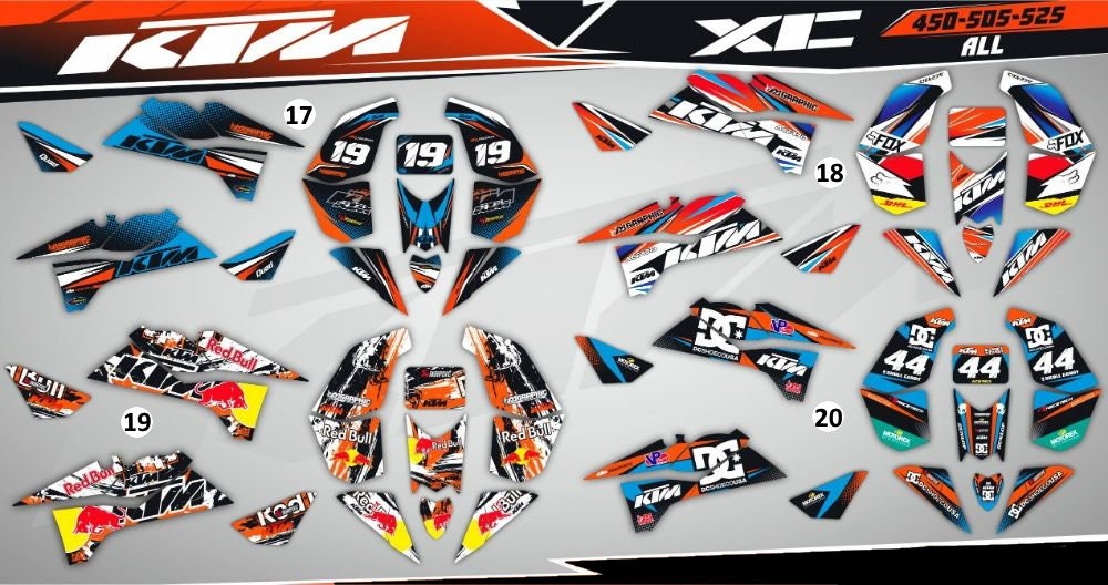 Decals Graphic Kit for ATV Yamaha Honda Suzuki BRP Can-am - Etsy